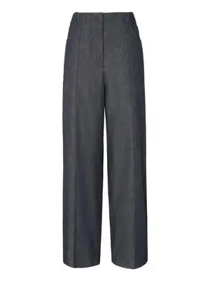 FENDI High-Waisted Wide-Leg Trousers