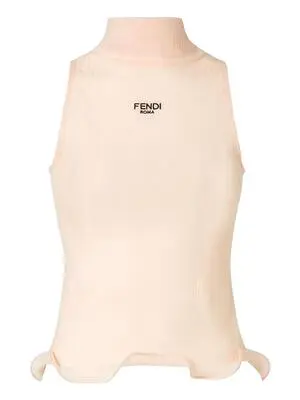 Fendi Top With Embroidered Detailing - Pink