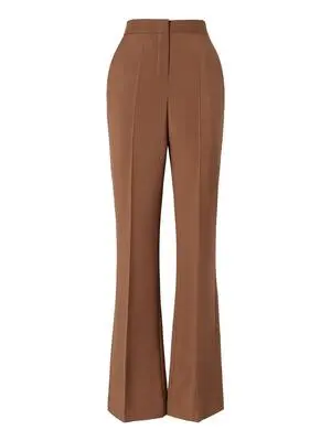 Fendi High-waisted Charleston Trousers - Brown