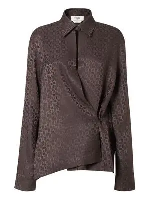 Fendi Long-sleeved Shirt - Brown