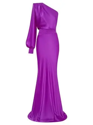 ZHIVAGO Don't Look Now Draped Gown - Magenta