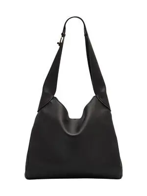 Gabriela Hearst Small Leather Hobo Bag - Black