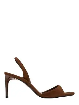 Schutz 80mm Slingback Sandals - Brown