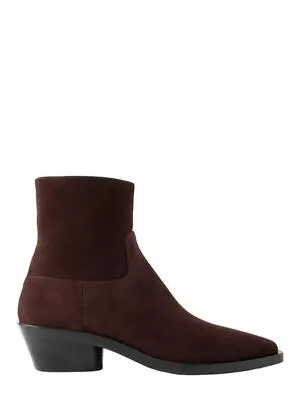 Proenza Schouler Suede Ankle Boots - Brown