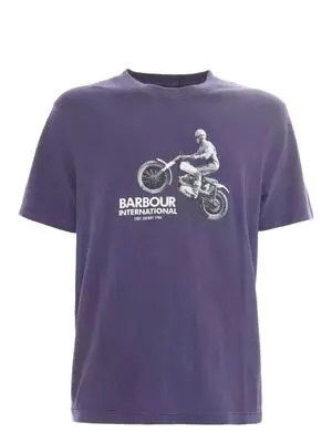 Barbour Graphic-print T-shirt Blue