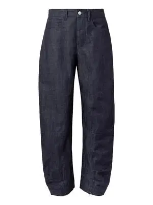 JIL SANDER Mid-rise Barrel-leg Jeans - Blue