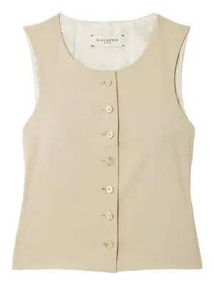 KALLMEYER Emerson Wool-blend Vest - Neutrals