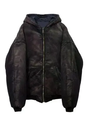 KAMIYA Reversible Hooded Jacket - Black