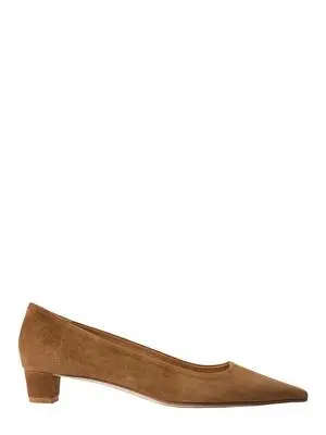 AeydĒ Judi Suede Pumps - Brown