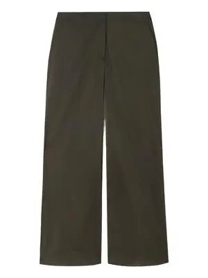 ST. AGNI Organza Wide-leg Pants - Brown