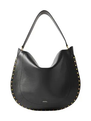 Isabel Marant Oskan Studded Leather Tote - Black
