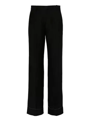 Brioni Wide-leg Trousers - Black