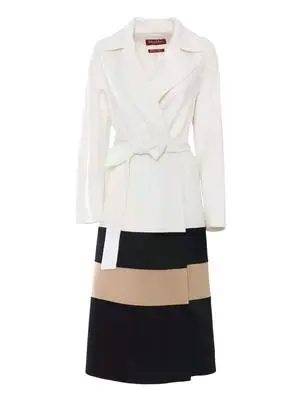 MAX MARA Belted Virgin Wool Coat