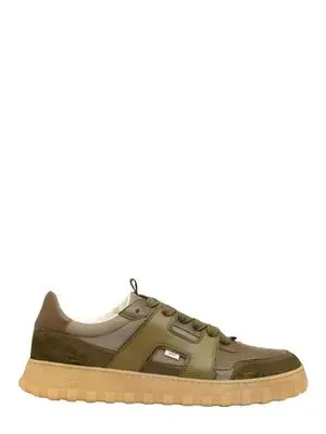 Ami A Walk Leather Low-top Sneakers - Green