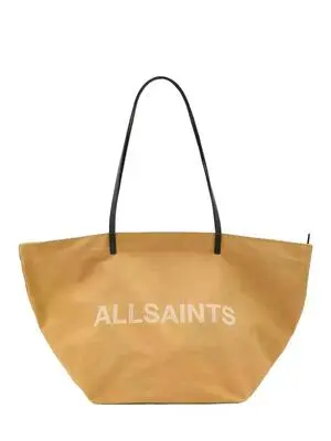 ALLSAINTS Logo-plaque Tote - Yellow