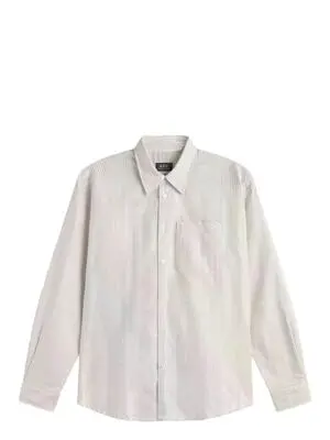 A.p.c. Greg Striped Long-sleeve Shirt - Neutrals