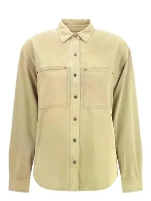 MARANT ETOILE Double-pocket Cotton Shirt - Neutrals