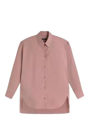 Soeur Curved-hem Shirt - Pink