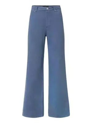 A.p.c. Organic-cotton Trousers - Blue