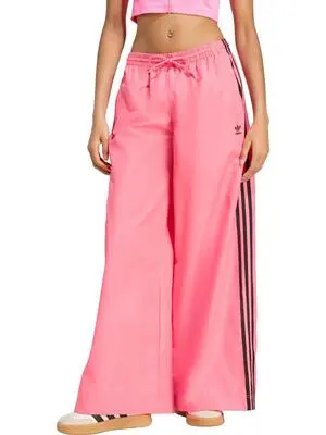 Adidas Adicolor Firebird Oversized Track Pants Lucid Pink / Black