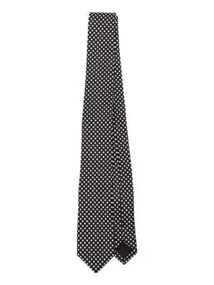 Elisabetta Franchi Polka-dot Tie - Black
