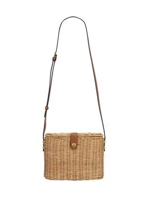 Saint Laurent Vanity Bag - Natural & Brick