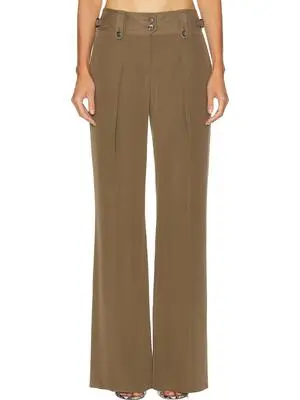 TOM FORD Pleated Wide Leg Pant