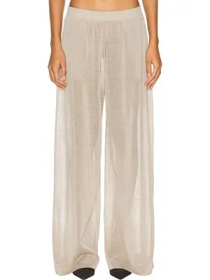 Alaïa Fluid Pant - Beige Clair