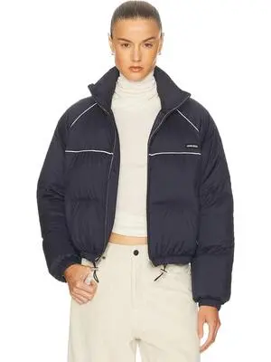 Miu Miu Puffer Coat - Bleu