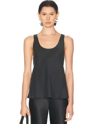 EAVES X Coco Nico Silk Tank - Black