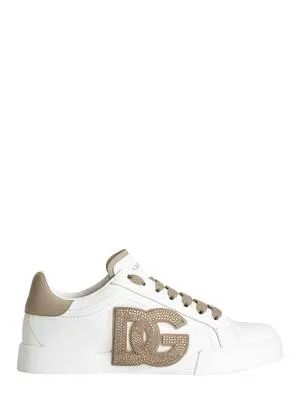 Dolce & Gabbana Calfskin Portofino Light Strobel Sneakers - Multicolor