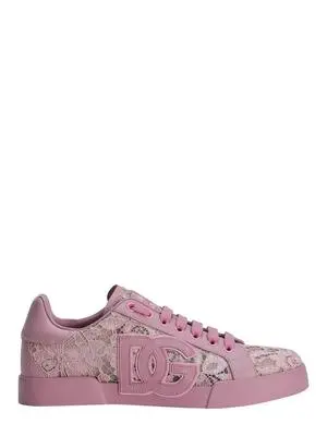 Dolce & Gabbana Portofino Light Strobel Lace Sneakers - Multicolor