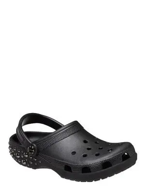 CROCS Studded Classic Clog - Black