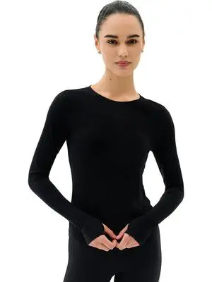 Splits59 Airweight Lite Long Sleeve Top - Black