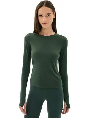 Splits59 Airweight Lite Long Sleeve Top - Military
