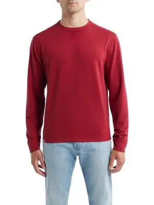 Johnnie-o Willard Crewneck Sweatshirt Malibu Red