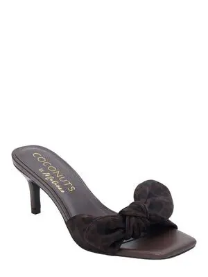 Matisse Uptown Bow Slide Sandal - Brown