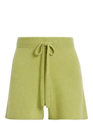 THE ELDER STATESMAN Cashmere Shorts - Light Green