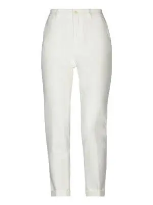 LIU •JO Tapered Cropped Pants - White