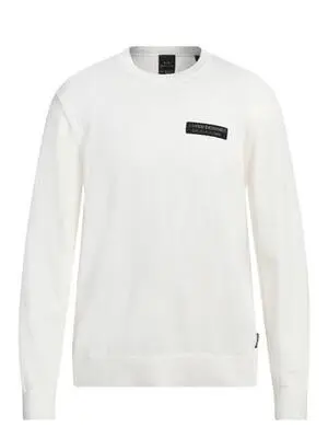 Armani Exchange Cotton Sweater - White