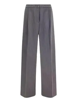 CRUNA Cora Pleated Trousers - Grey
