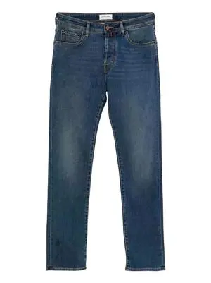 Jacob Cohen Bard Button-fly Jeans - Blue
