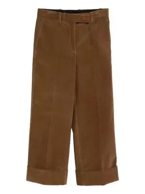 Thom Browne Cotton Trousers - Brown