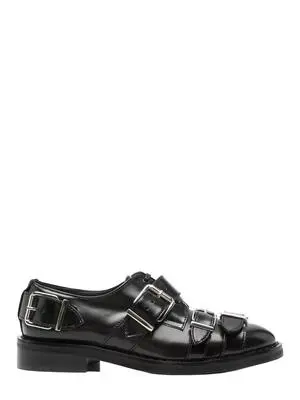 Simone Rocha Multi-buckle Derby Shoes - Black