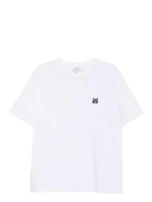 Maison Kitsuné Bold Fox Head Patch T-shirt - White