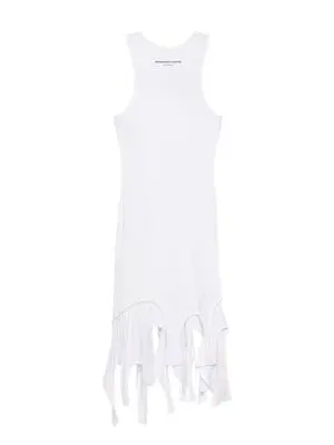 Alexander Wang Deconstructed Cotton Minidress - White