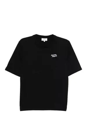 Maison Kitsuné Embroidered T-shirt - Black
