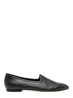 AeydĒ Vanna Almond-toe Loafers - Black