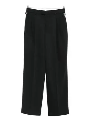 AMI Paris Pleated Trousers - Grey