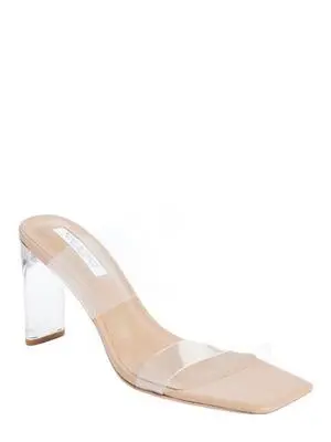 TONY BIANCO Chicago Sandal - Clear Vinylite/skin Nappa